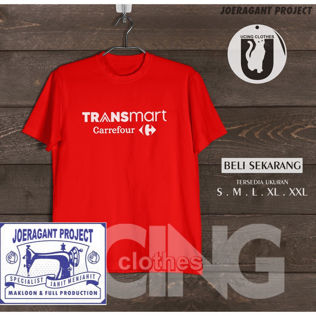 Jual Kaos Baju Transmart Carrefour Kaos Perusahaan JP | Shopee Indonesia