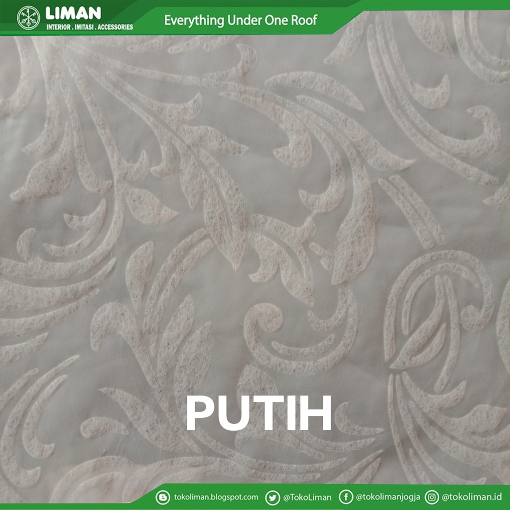Jual Kain Furing Emboss Lebar 1.20m/ Spunbond Emboss / Wallpaper ...