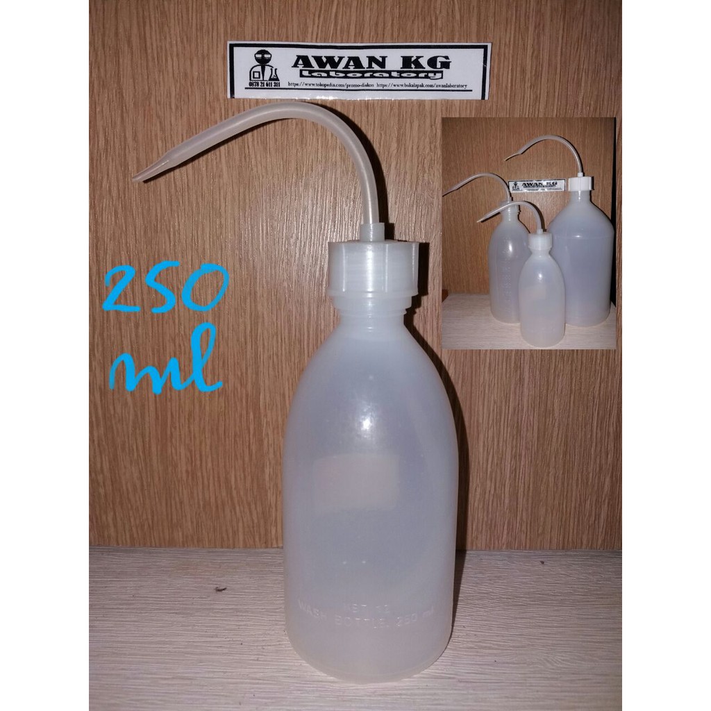 Jual Botol Semprot 250ml Bahan LDE Food Grade washing bottle botol cuci ...