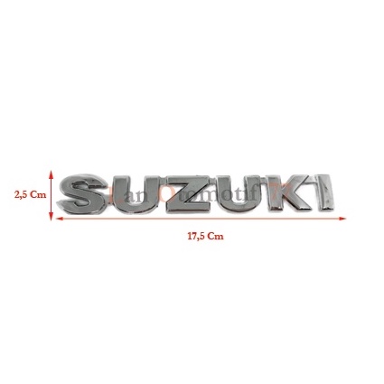 Jual Emblem Tulisan Suzuki Chrome untuk APV & ERTIGA | Shopee Indonesia