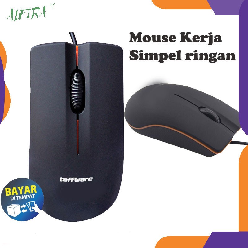 Jual Mouse Taffware M20 USB 100% baru Wired Mouse USB 800DPI | Shopee ...