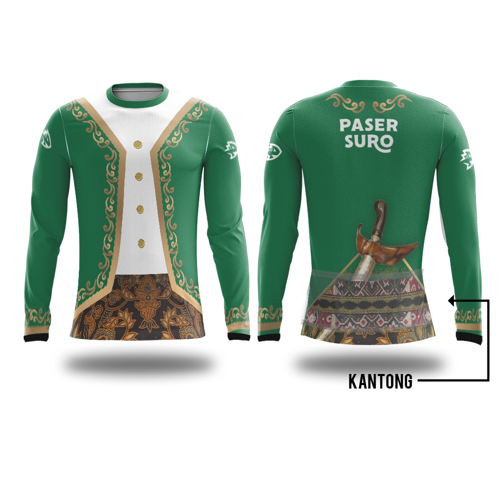 Jual Kaos Baju Jersey sepeda gowes mtb beskap jawa hijau keren premium ...