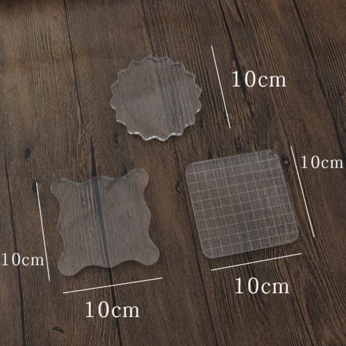 Jual Alas Stempel Transparan untuk Clear Stamp (Uk. 10x10cm/besar ...