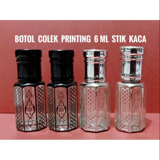 Jual Botol parfum printing batik 6 ml stik kaca VIP exlusive | Shopee ...