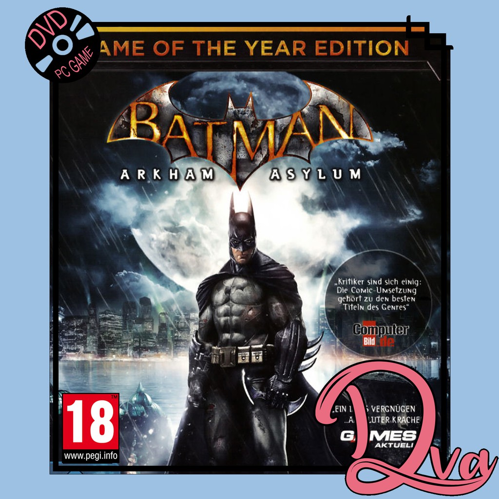 Jual Batman Arkham Asylum GOTY Edition | Game of the Year | PC GAME CD ...