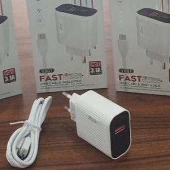 Jual cas casan charger TC ZBOX LCD 3.1A V001 kabel usb MICRO | Shopee ...