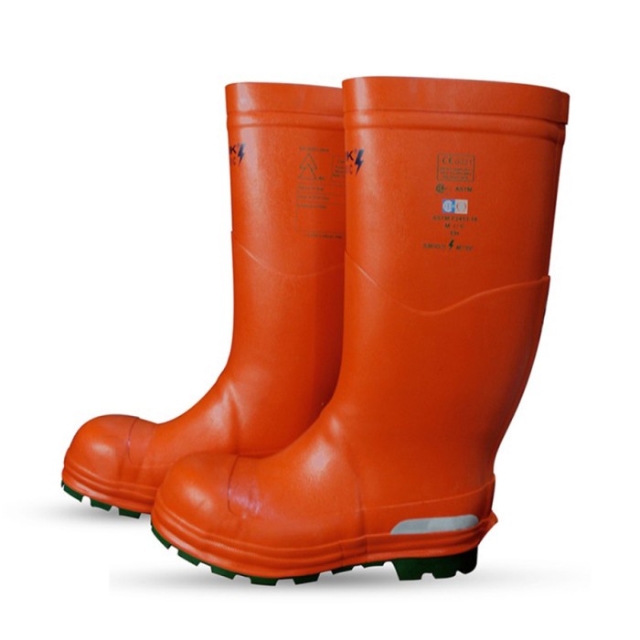 Jual Sepatu Tahan Listrik 30KV Harvik9721 / Safety Rubber Boot Harvik ...