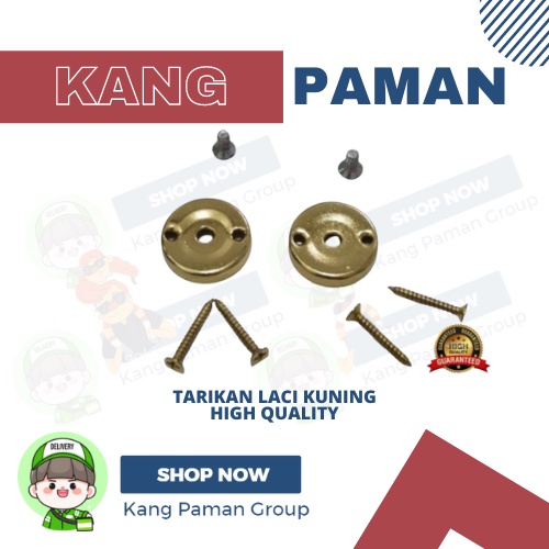 Jual arikan laci kuning + skrup baut lemari drawer pengaman furniture ...