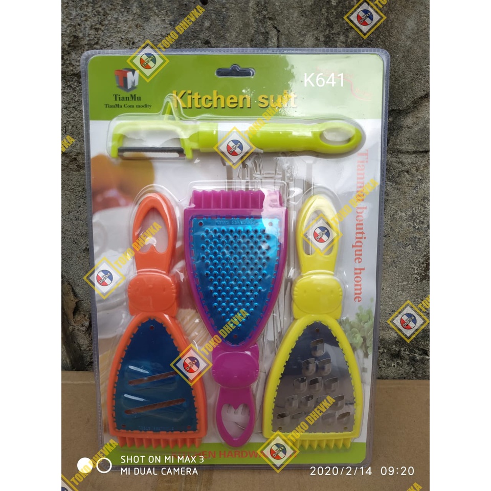Jual Kitchen Suit Peralatan Dapur Set dapat 4 Pcs / Set K641 | Shopee Indonesia