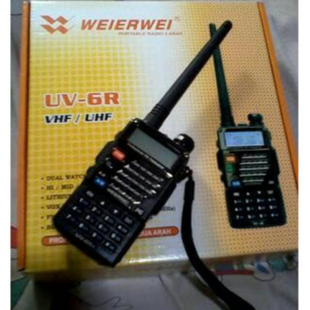 Jual HT WEIERWEI UV-6R 2 BAND | Shopee Indonesia