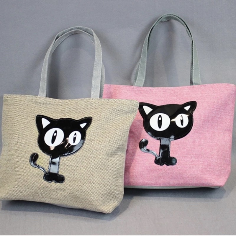 Jual Tote bag Cat / Totebag kpop PAKAI RESLETING | Shopee Indonesia