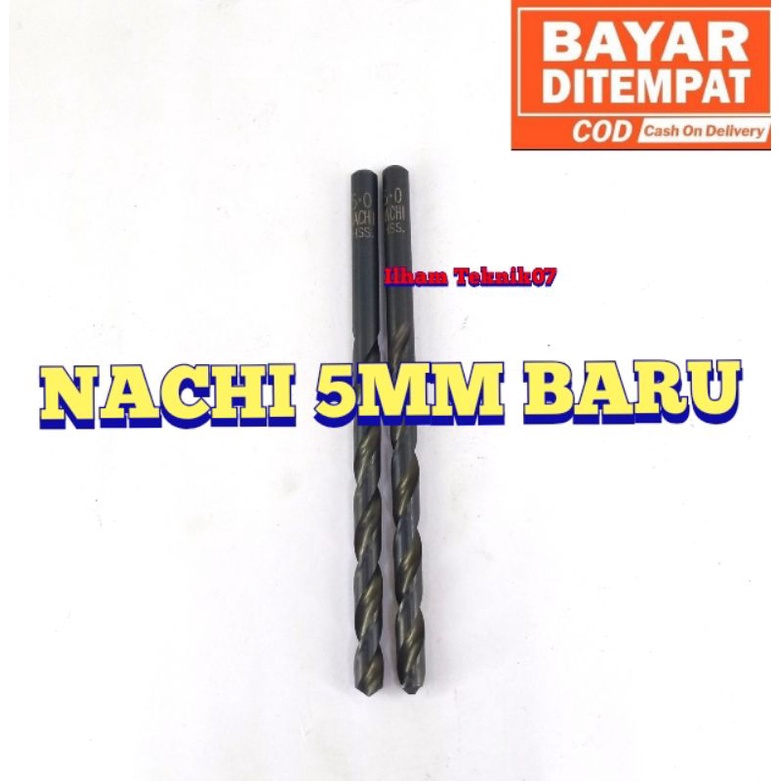 Jual Nachi bor besi mata bor 5mm Nachi drill Nachi porting bor keras ...