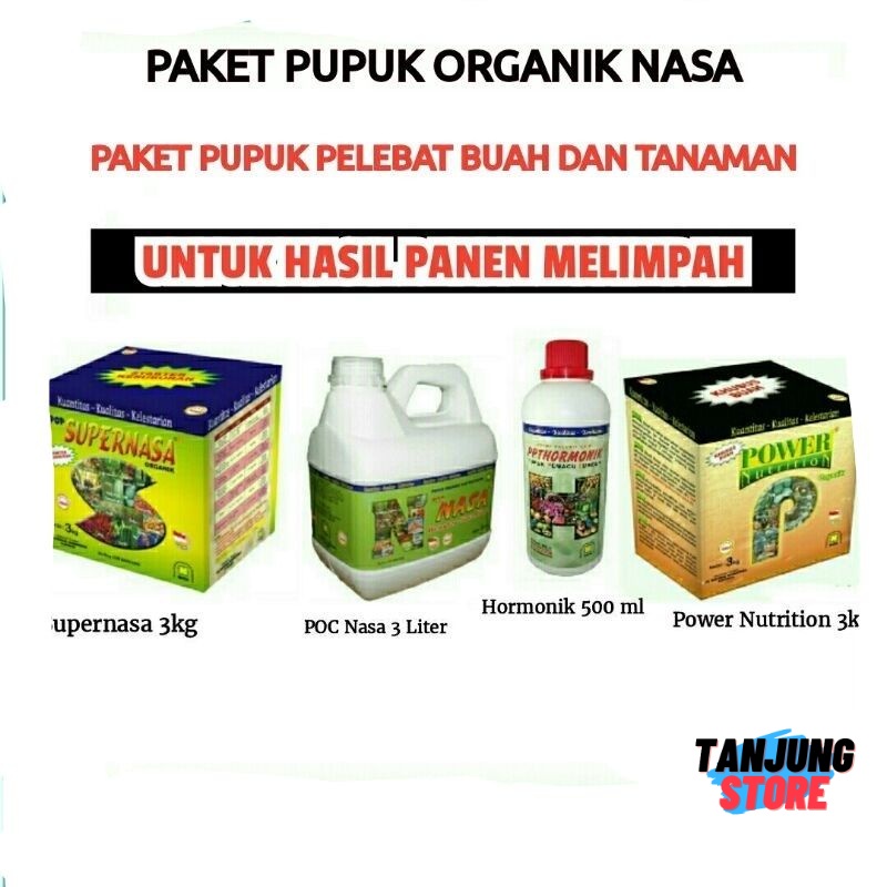 Jual Paket Pupuk Pelebat Buah - Pupuk Organik Nasa - Hormonik ...