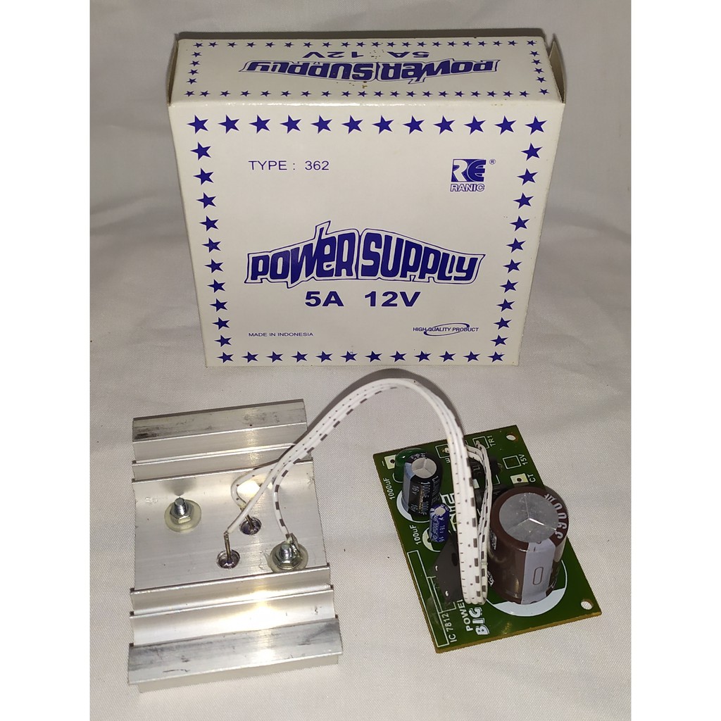 Jual Kit Ranic Kit Power Supply Simetris 12v -15v CT 5A Type 362 ...