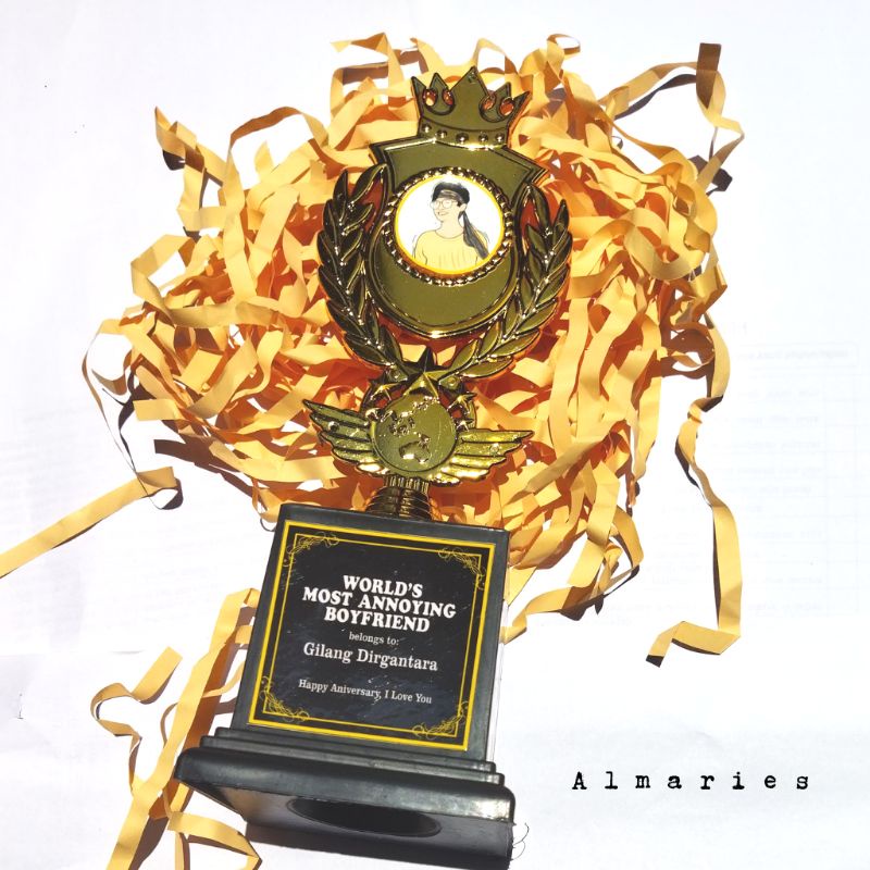 Jual ALMARIES • PIALA CUSTOM KADO ULANG TAHUN | KADO ANNIVERSARY ...