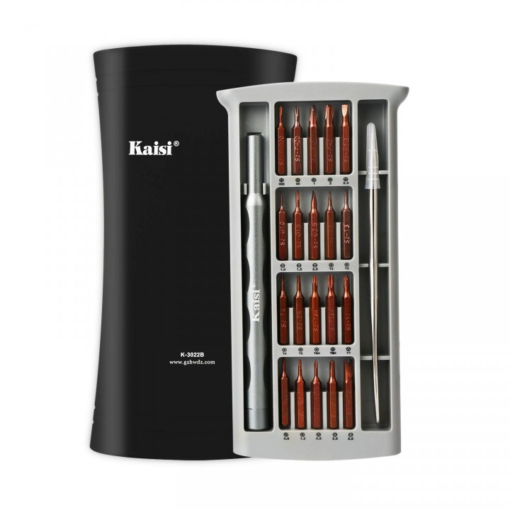 Jual VJC3995 KAISI K-3022B - Precision Screwdrivers Magnetic Bits Repair Tool Kit | Shopee Indonesia