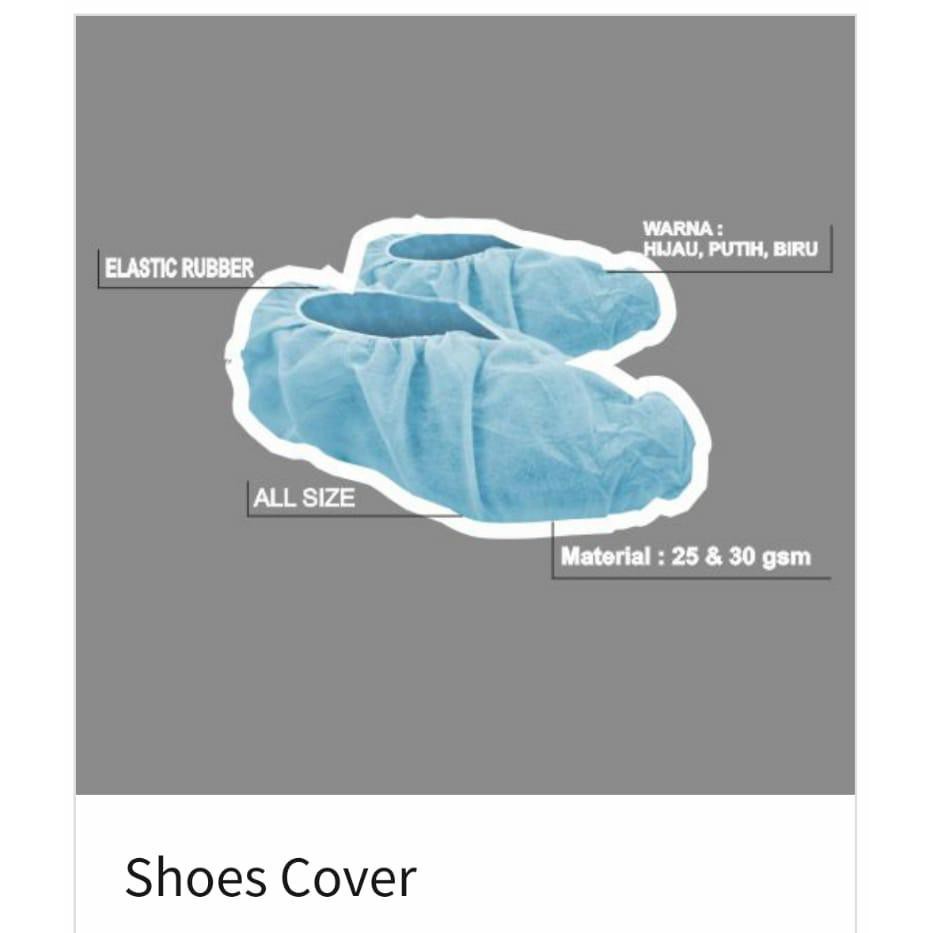 Jual APD shoe cover / cover sepatu (bukan untuk pemakaian di rumah ...