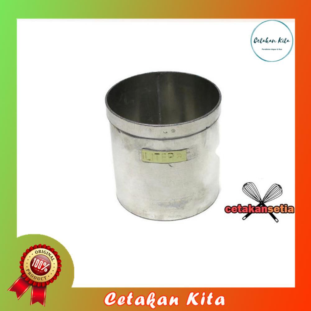 Jual Literan Beras 1 Liter | Literan Beras Kaleng | Shopee Indonesia