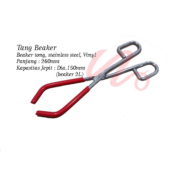 Jual Tang Beaker Gelas Kimia, Stainless Stell 260mm | Shopee Indonesia