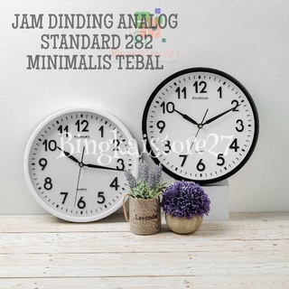 Jual JAM DINDING STANDARD 282 MINIMALIS TEBAL | Shopee Indonesia