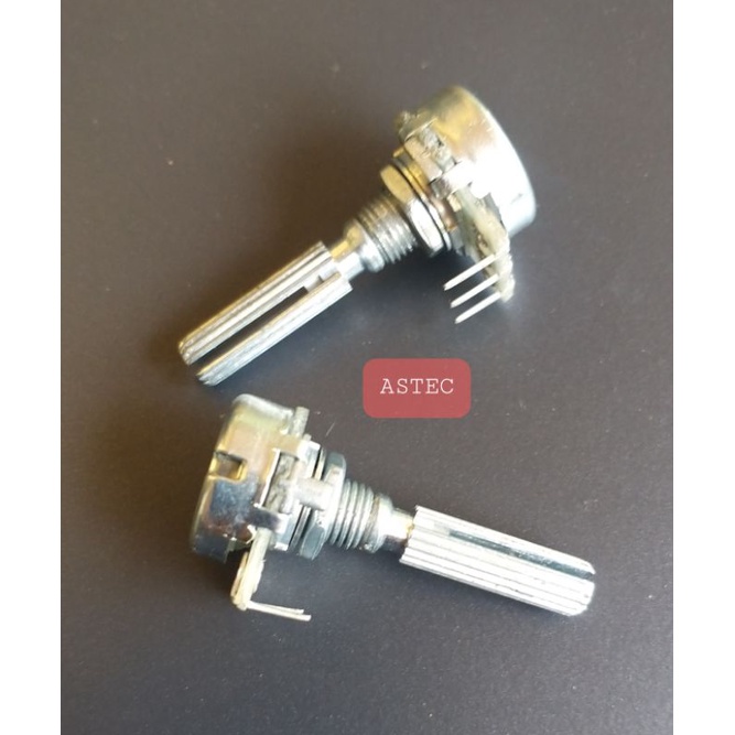 Jual Potensio Rotary Klik A10K B10K kaki Tekuk Tuas Panjang | Shopee ...