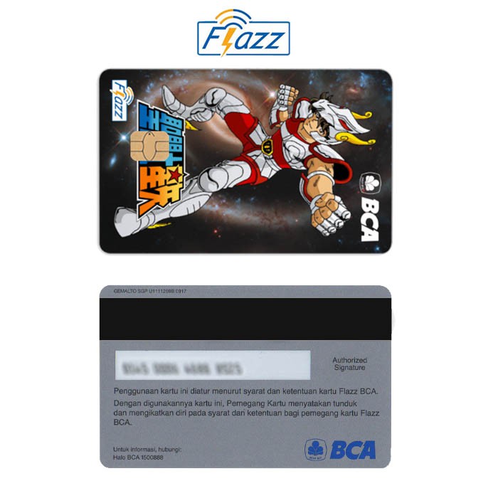 Jual Saint Seiya Kartu E-Money Flazz BCA Gen 2 NFC Custom Card | Shopee Indonesia