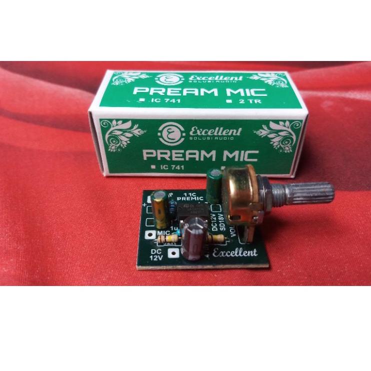 Jual New Promote PRE AMP MIC IC741 1 POTENSIO | Shopee Indonesia