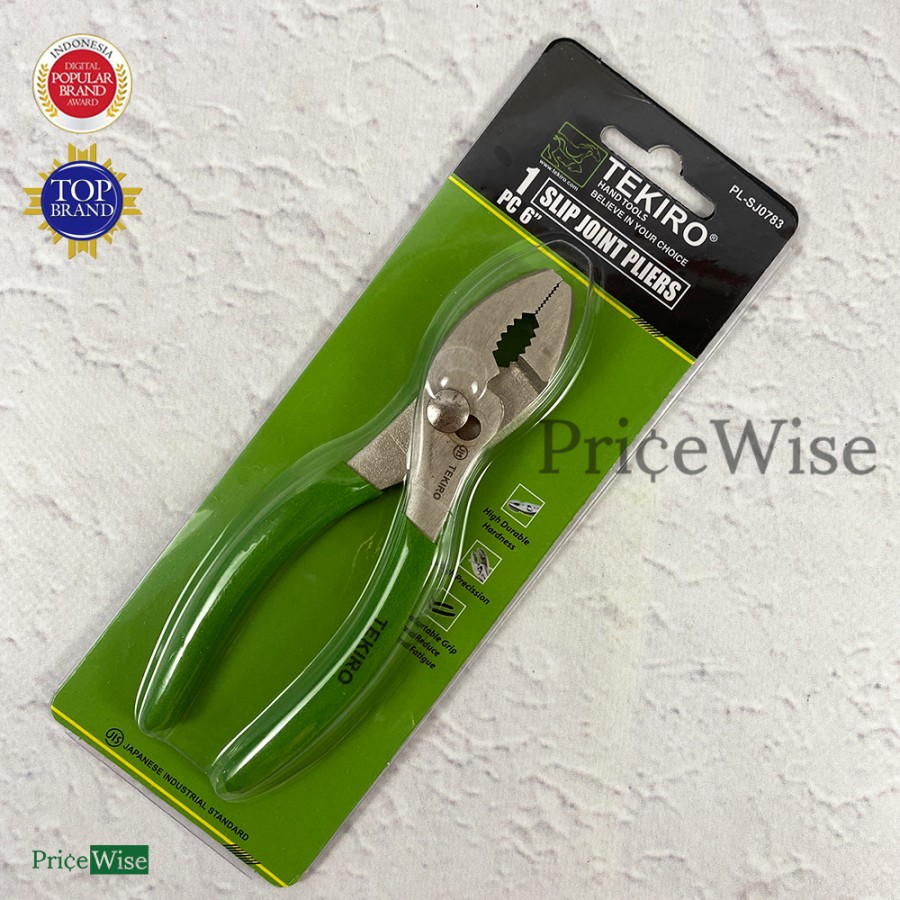 Jual Tang Slip Joint 6" Tekiro / Slip Joint Pliers 6 inch / Tang Jepit ...