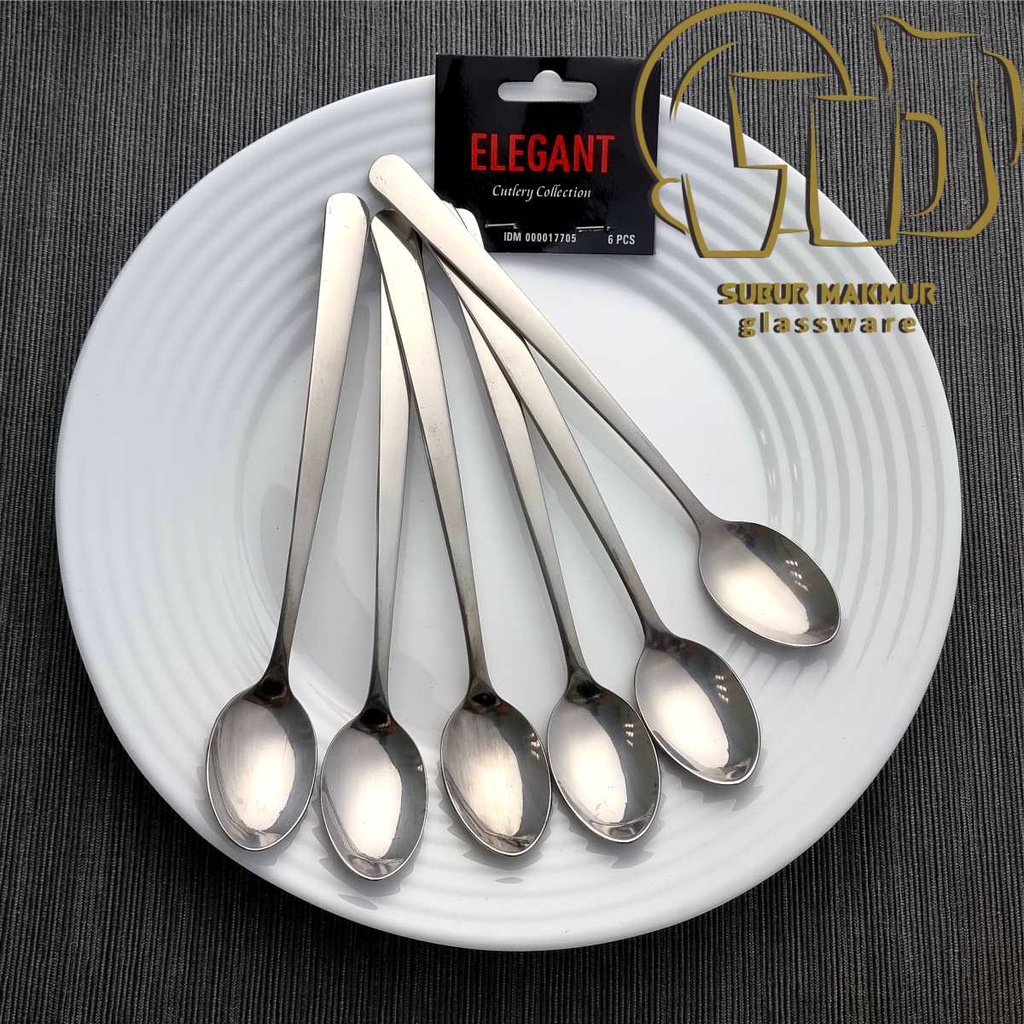 Jual [6 Pcs] Sendok Es ELEGANT (LCHW-20) . Kedaung Ice Soda Spoon ...
