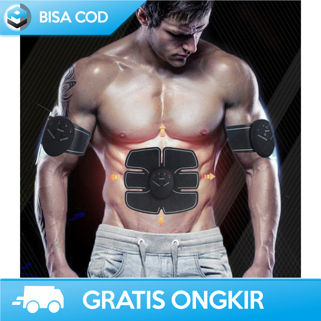 Jual ALAT STIMULATOR TERAPI OTOT SIX PACK ABS ABDOMINAL EMS ORIGINAL ...