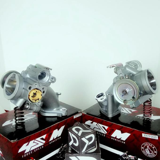 Jual Trottle Body And Manifold 4S1M Aerox Dan Nmax 30,32,34Mm | Shopee ...