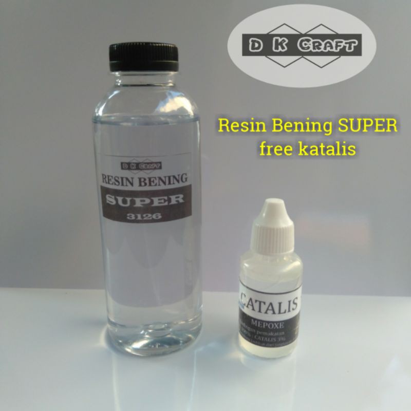 Jual Resin Bening SUPER free katalis | Shopee Indonesia