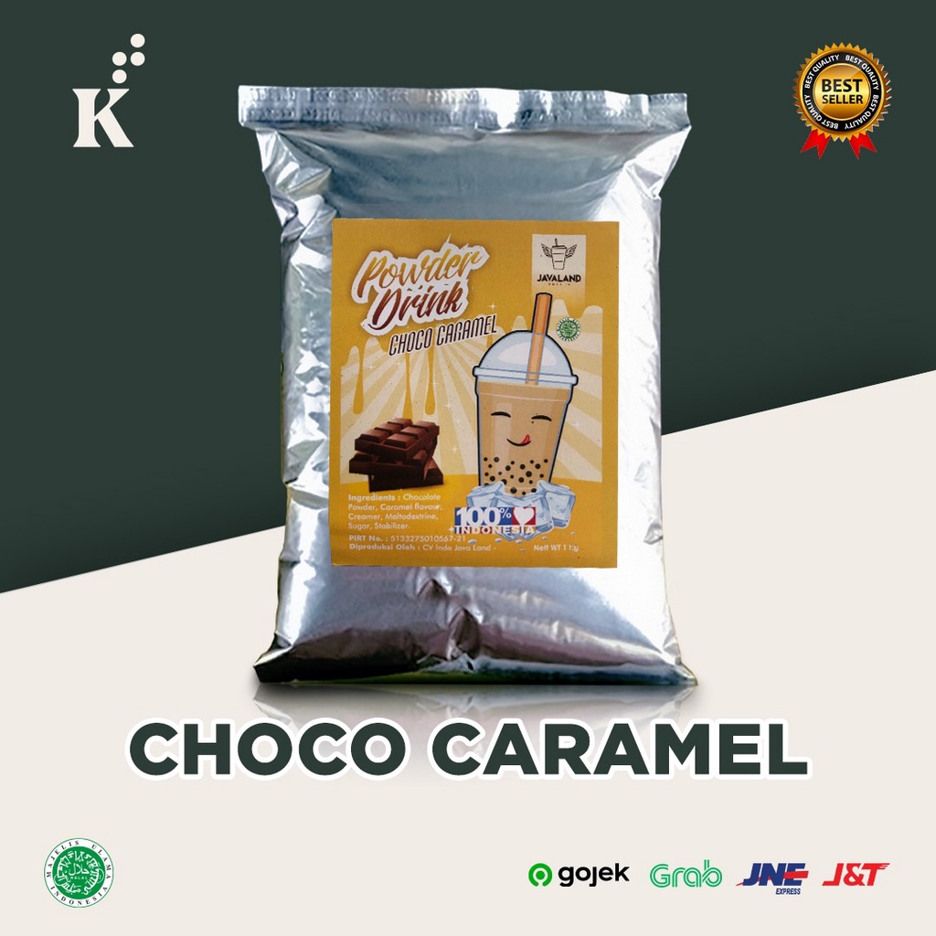 Jual Powder Choco Caramel Bubuk Minuman Bubble Drink Javaland 1 kg ...