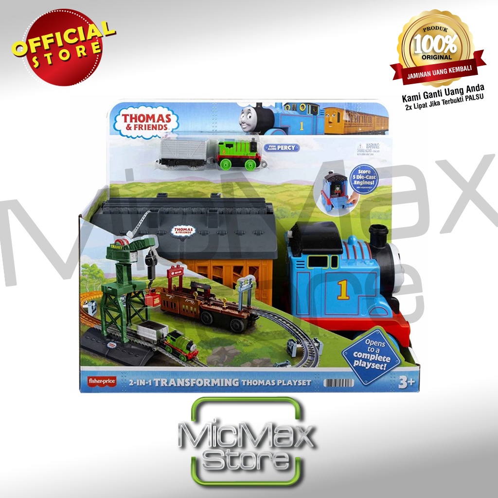 Jual Thomas & Friends 2 in 1 Transforming Thomas Playset Annie Clarabel GXH08 | Shopee Indonesia