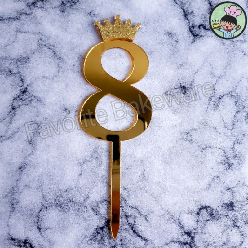 Jual Topper Cake Happy Birthday Number Mini Hiasan Kue Anniversary ...