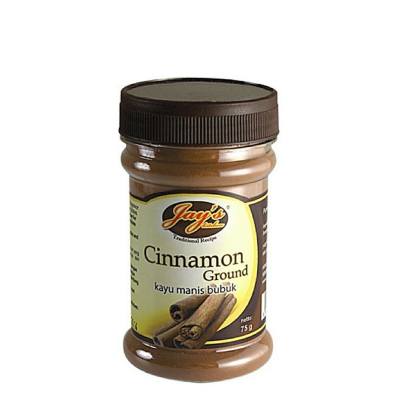 Jual Jay's Cinnamon Ground Kayu Manis Bubuk 75 gr | Shopee Indonesia