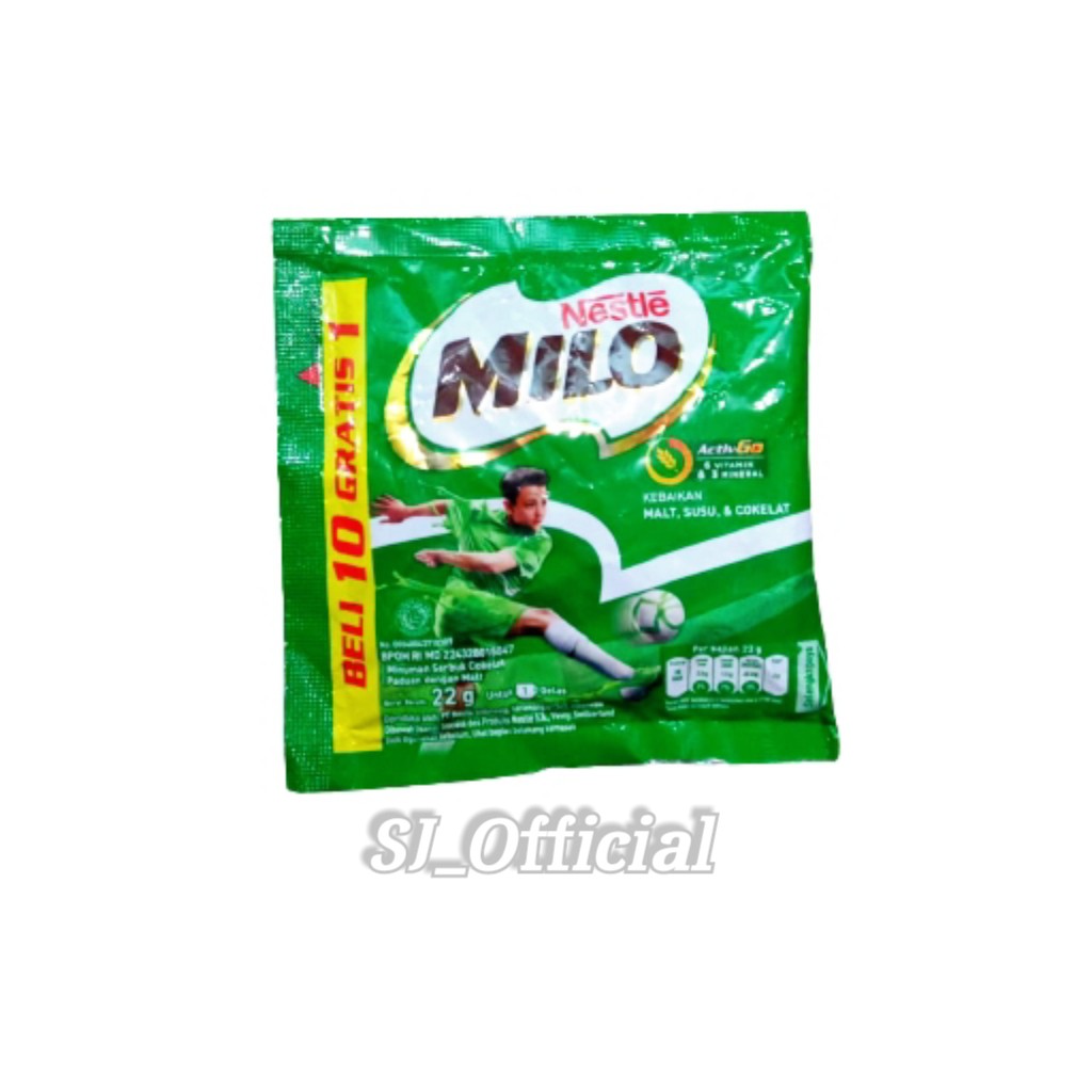 Jual MILO SACHET 22gr - Milo ACTIV-GO - Susu Bubuk Coklat MALT (Harga ...