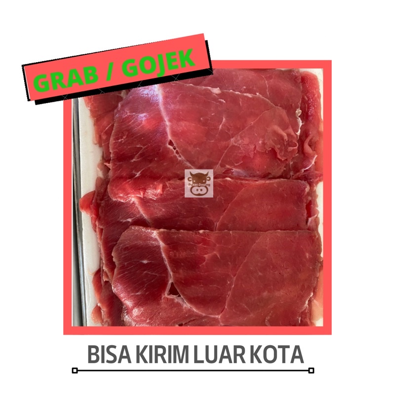 Jual BEEF SLICE / KNUCKLE SLICE 500gr BEEF SLICE TANPA LEMAK | Shopee ...