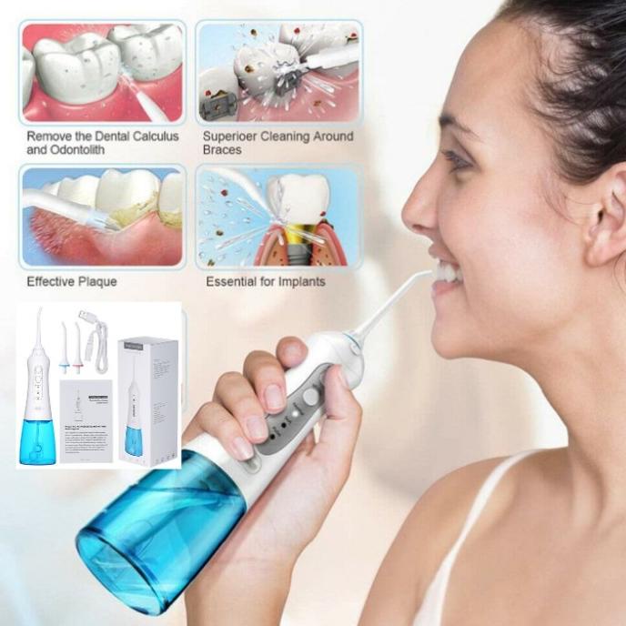 Jual Portable Oral Irrigator Water Flosser Dental Electric Floss FC1591 ...
