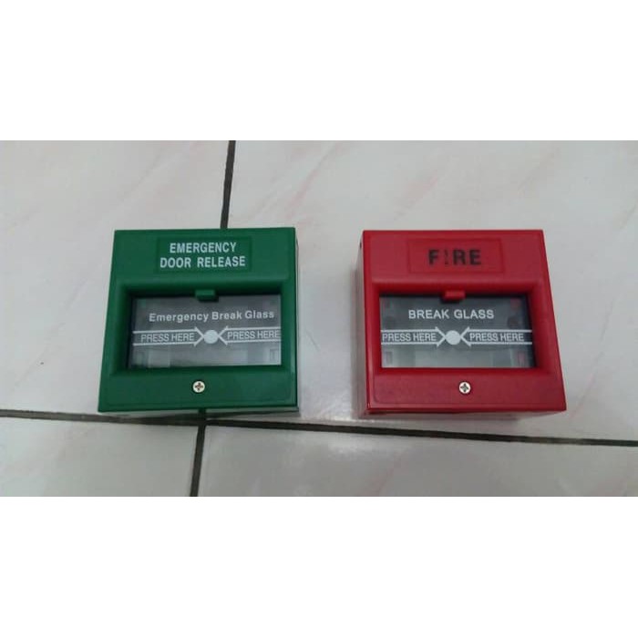 Jual Murah Emergency Break Glass Fire Access Control Door Release ...