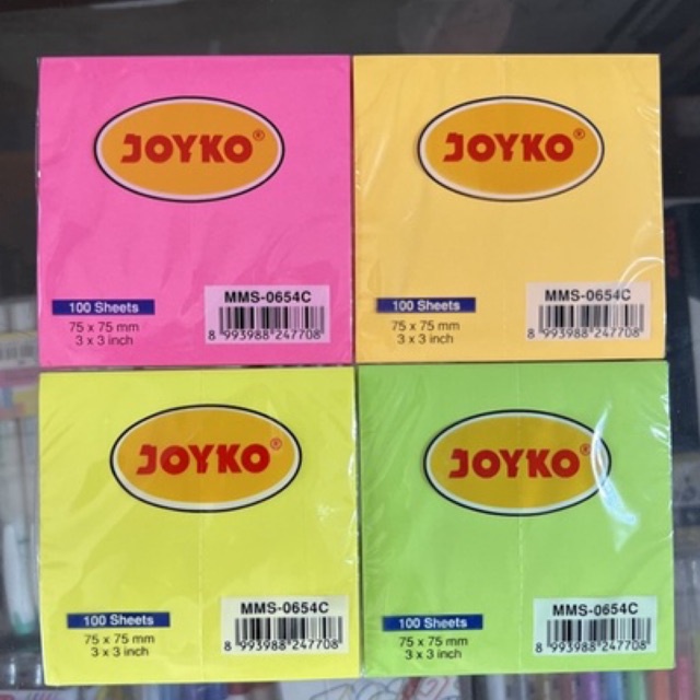 Jual Memo Stick / Sticky Notes Mms-0654C Mms 0654C Joyko | Shopee Indonesia