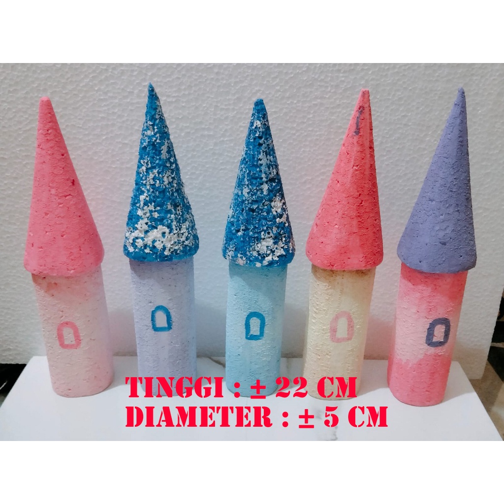 Jual Topper Pilar Styrofoam Sterofoam / Miniatur Menara Tower Gabus ...