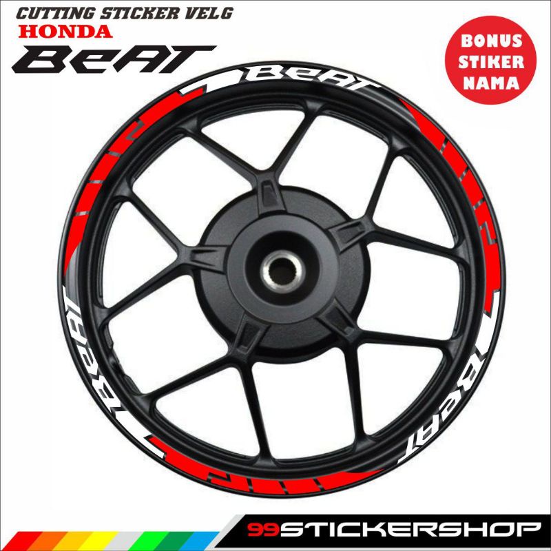 Jual Stiker velg motor Honda Beat | Shopee Indonesia
