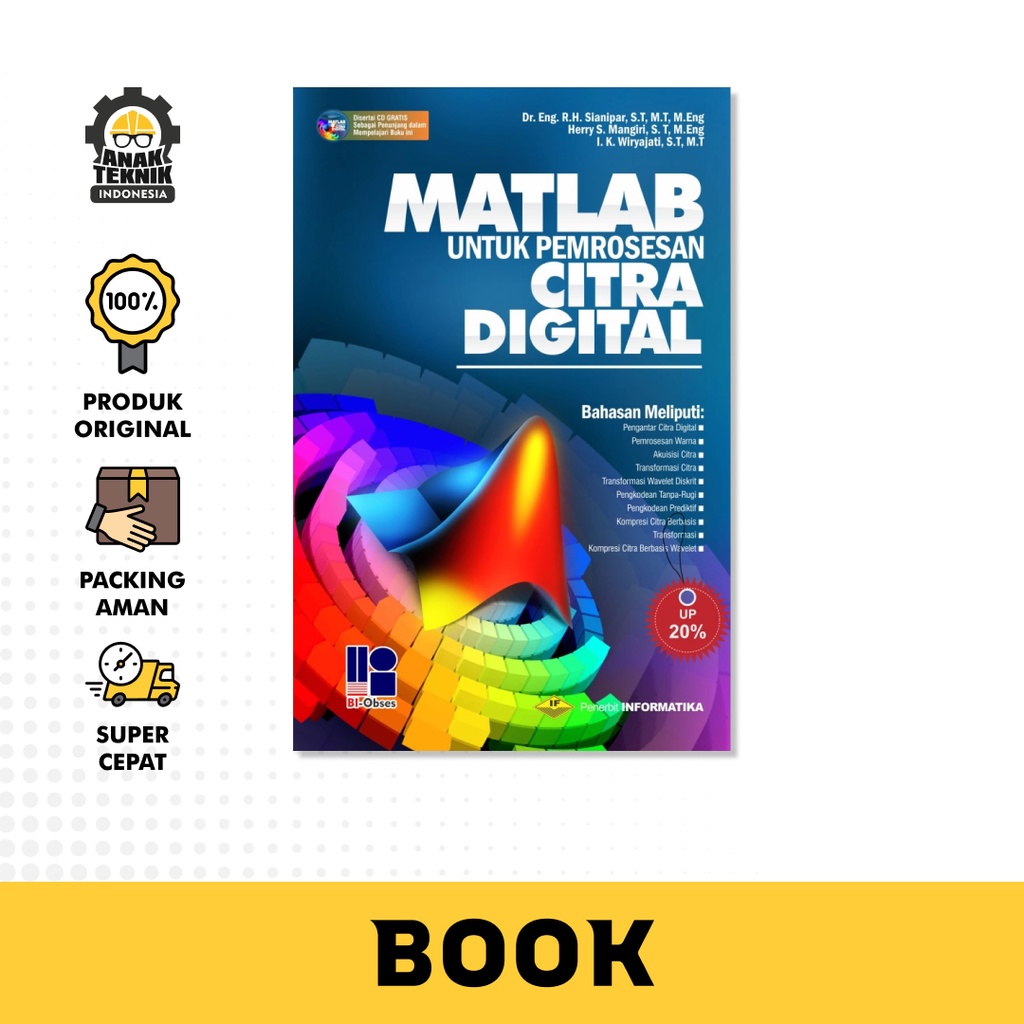 Jual Buku Matlab untuk Pemrosesan Citra Digital + CD | Shopee Indonesia