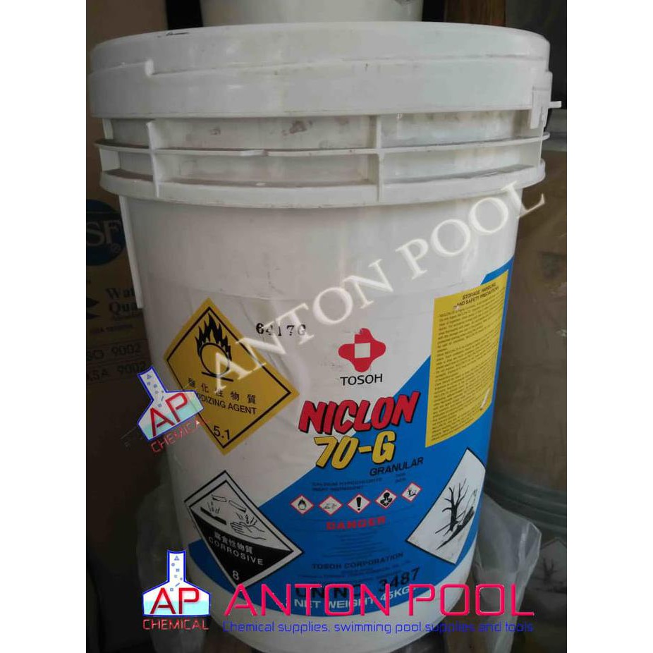 Jual Sport--Sae343 Kaporit Granular Jepang Niclon 70%/ Chlorine ...