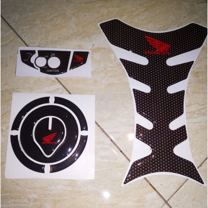 Jual sticker timbul tiger revo tankpad tutup kunci tanki variasi tiger ...