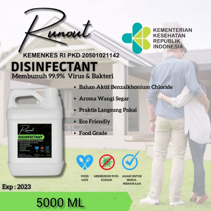 Jual Disinfektan Food Grade Antiseptic Premium | 5 Liter | Safe and ...