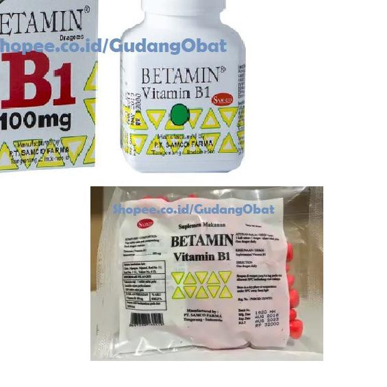 Jual Betamin B1 Tablet 100's ( Bungkus ), Betamin B1 Tablet 100's ...