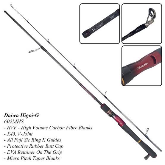 Jual Joran Spinning DAIWA HIGOI 602MHS | Joran Galatama | Garansi | Shopee Indonesia