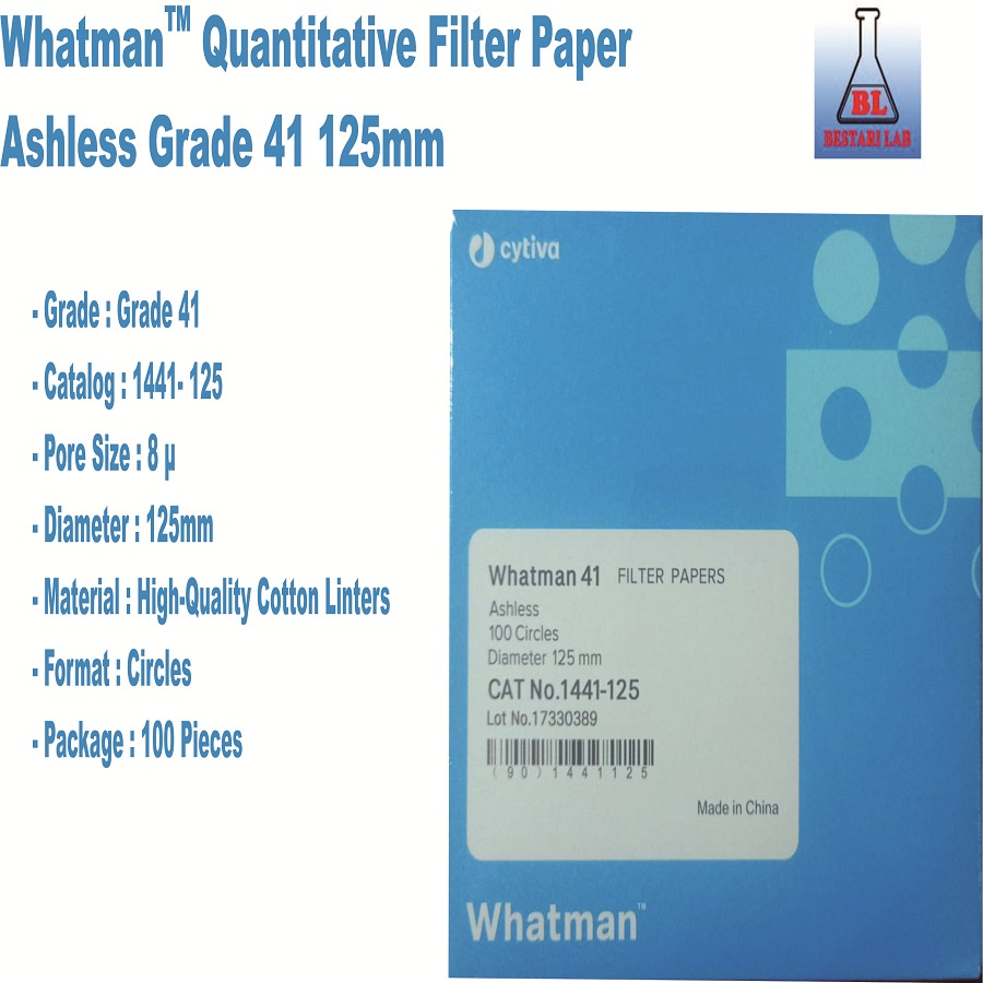 Jual Filter Paper / Kertas saring Whatman No. 41 Dia. 125 mm | Shopee Indonesia